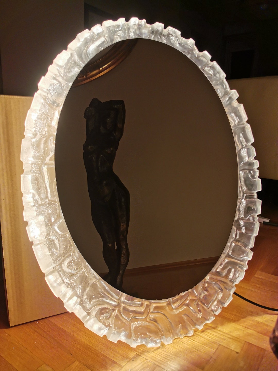 Vintage Erco Lucite Wall Mirror: 70s Mid-century Modern Decor - Etsy