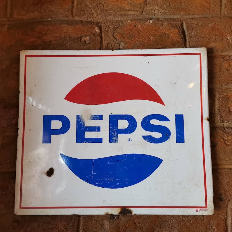 Vintage Enamel Sign - Etsy