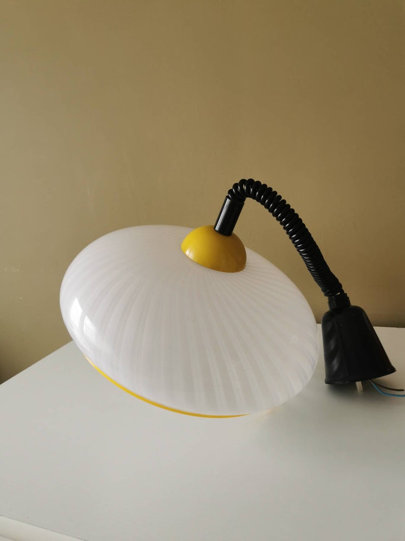 Vintage Plastic Pendant Lamp From 70s / Mid Century Pendant - Etsy