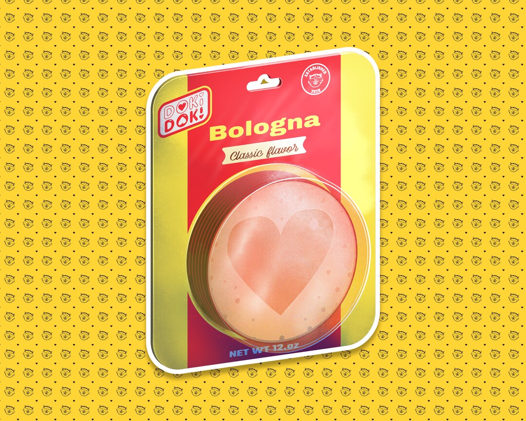 Large Bologna Sticker //vinyl Sticker, Funny Stationery, Planner ...