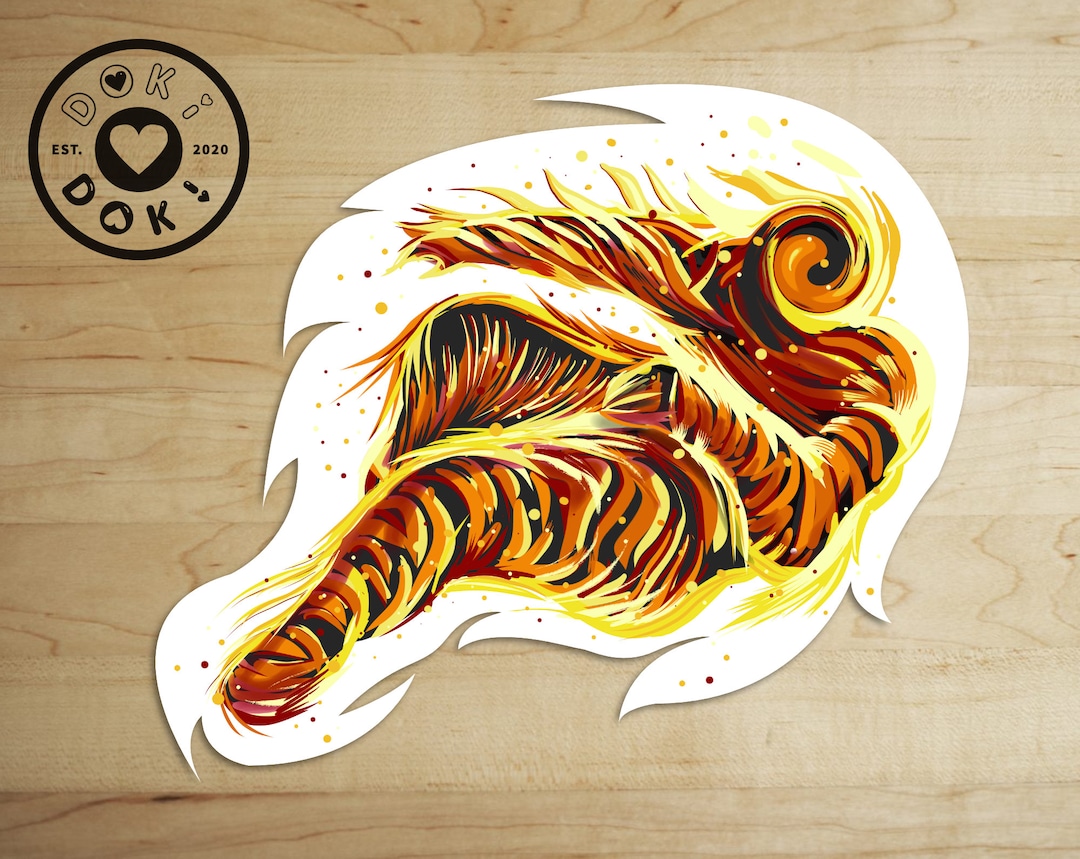 Burning Man Sticker //vinyl Sticker, Cute Stationery, Planner Stickers ...