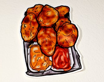 Chicken Nuggets Stickers-fast Food Stickers finger Food Stickers ...