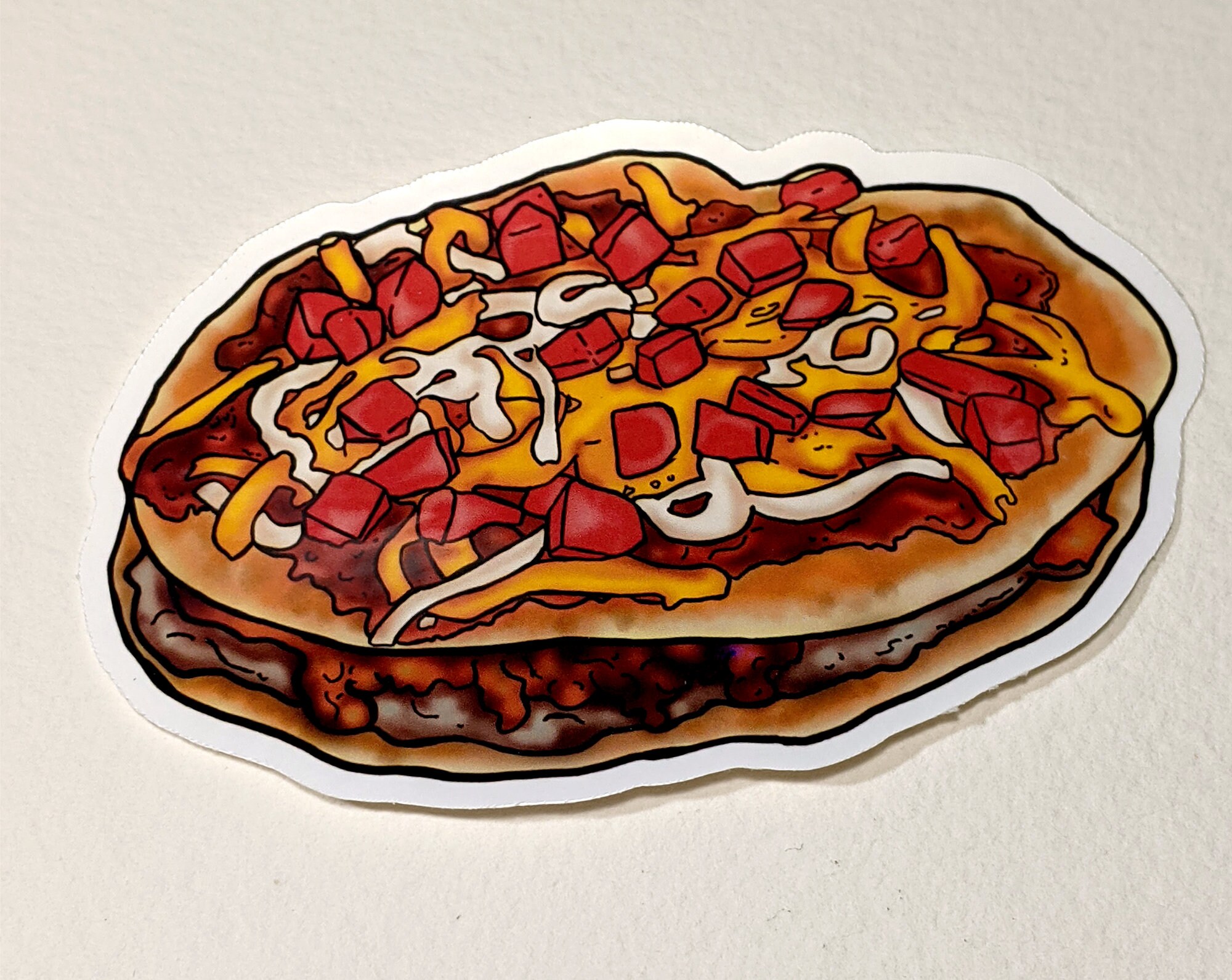 Mexican Pizza Taco Bell Inspired Sticker //vinyl Sticker, Cute ...