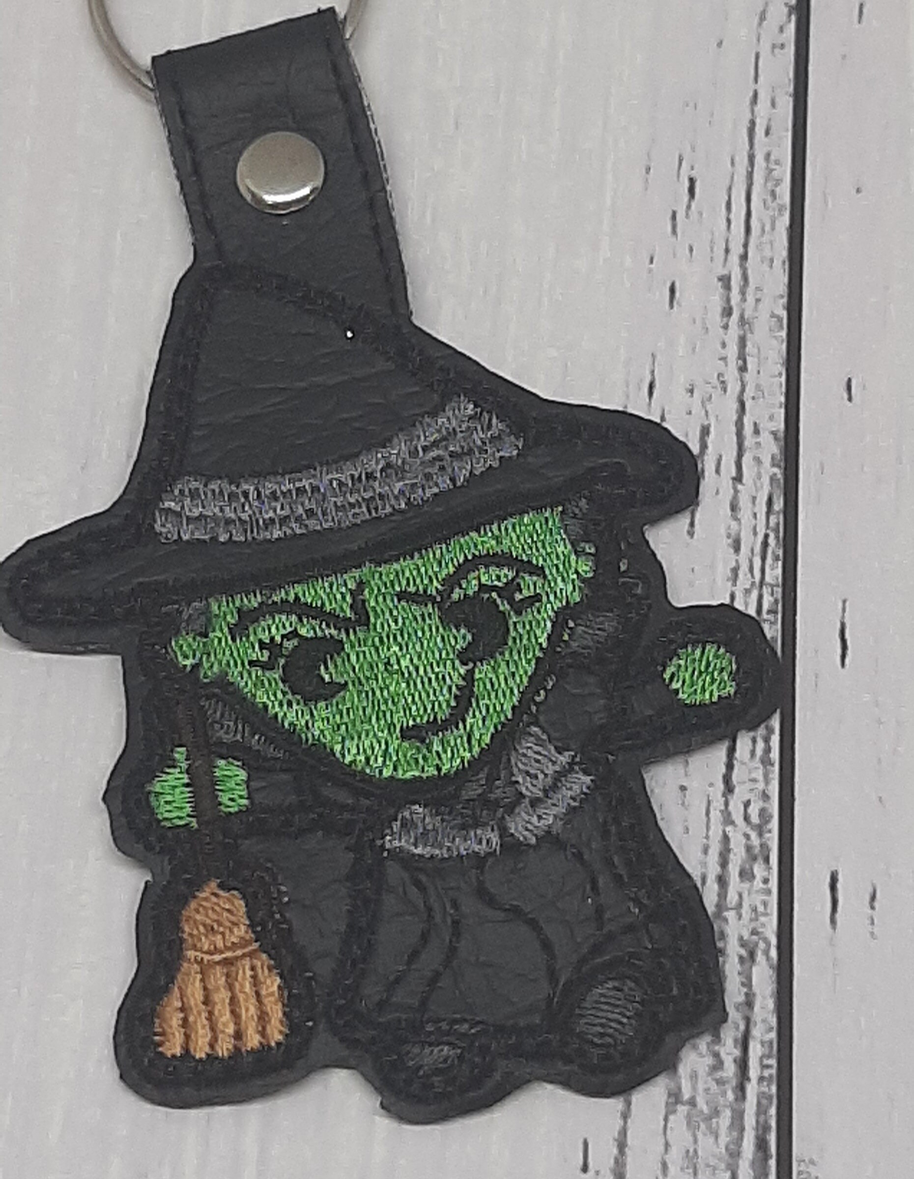Wizard Elphaba / Wicked With of the West Fob, Key Ring, Bag Tag ...