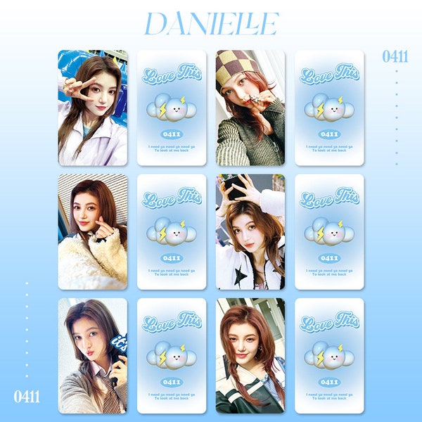 Danielle Photocards - Etsy