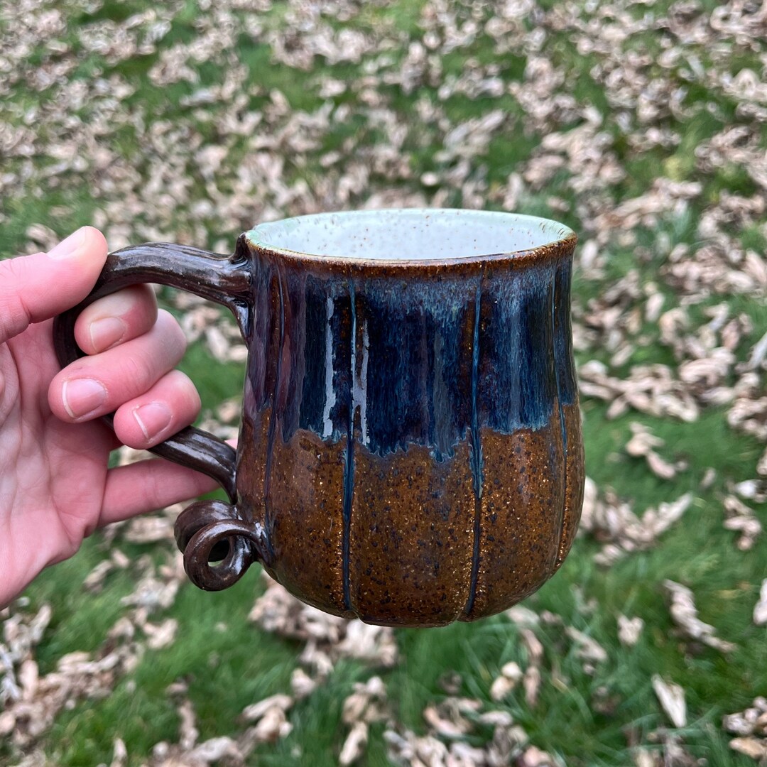 Large Pumpkin Mug Handmade Ceramic - Etsy