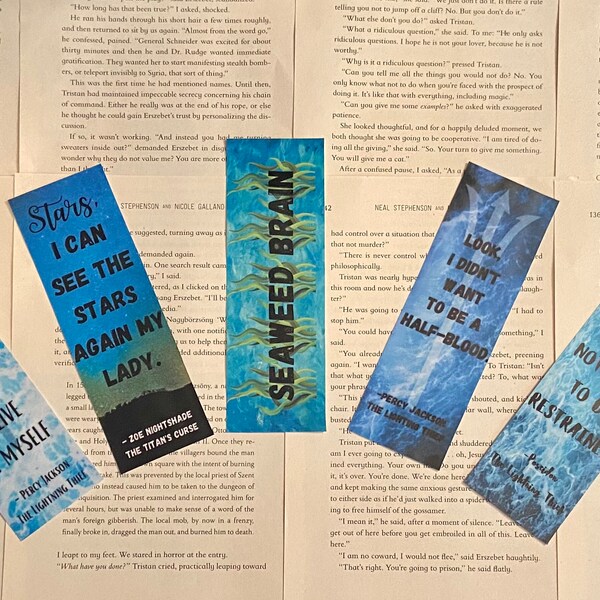 Percy Jackson Bookmark - Etsy