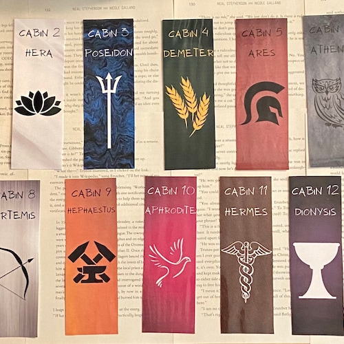 Percy Jackson Bookmarks - Etsy