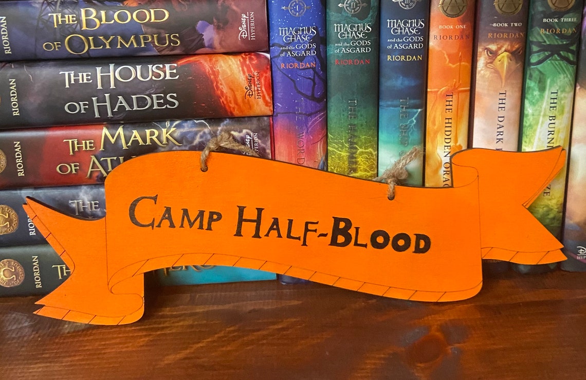 Percy Jackson Camp Half Blood and Camp Jupiter Wooden Signs | Etsy