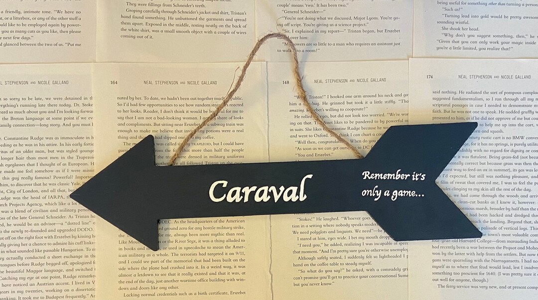 Caraval Wooden Arrow Sign - Etsy