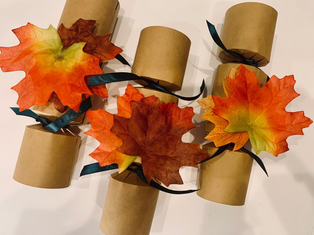 5 Luxury Thanksgiving Christmas Crackers Festive Table Decor With ...