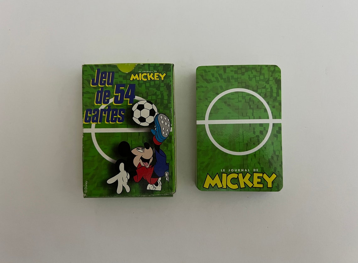 Vintage Mickey Mouse Playing Cards (walt Disney Playing Cards ...