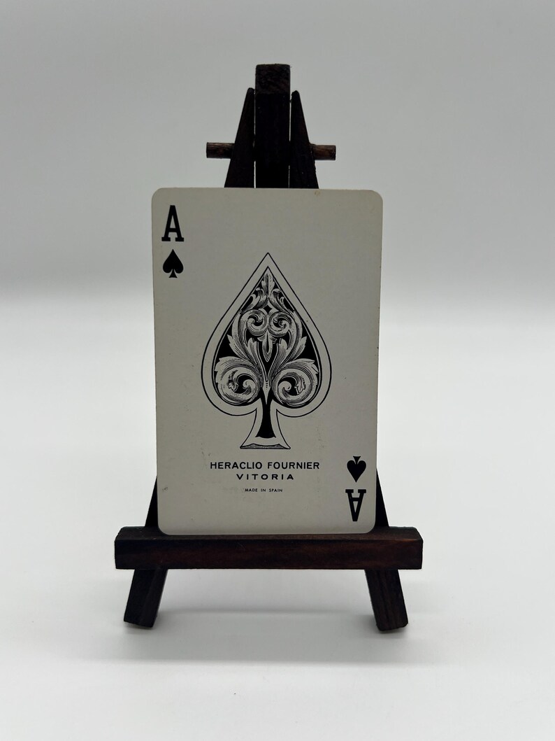 Vintage Ace of Spades Playing Cards (single Death Card) Spadille ...