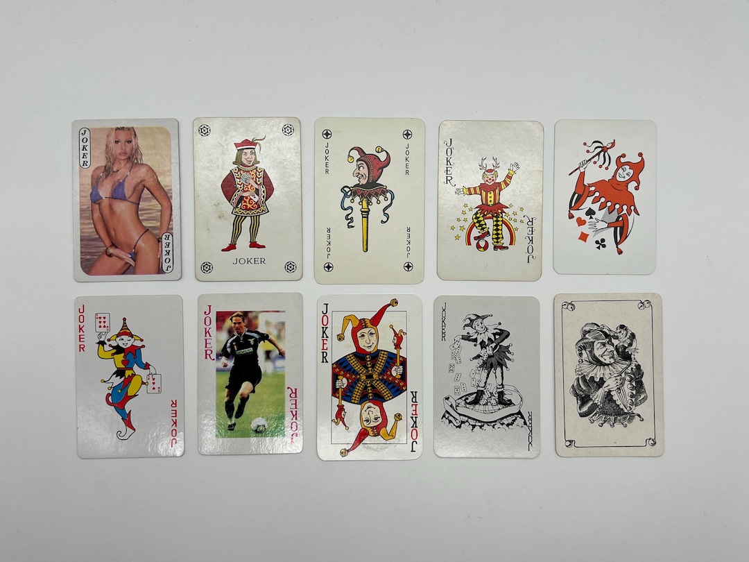 Vintage Joker Cards (classic Playing Cards) Joker Card Collection ...