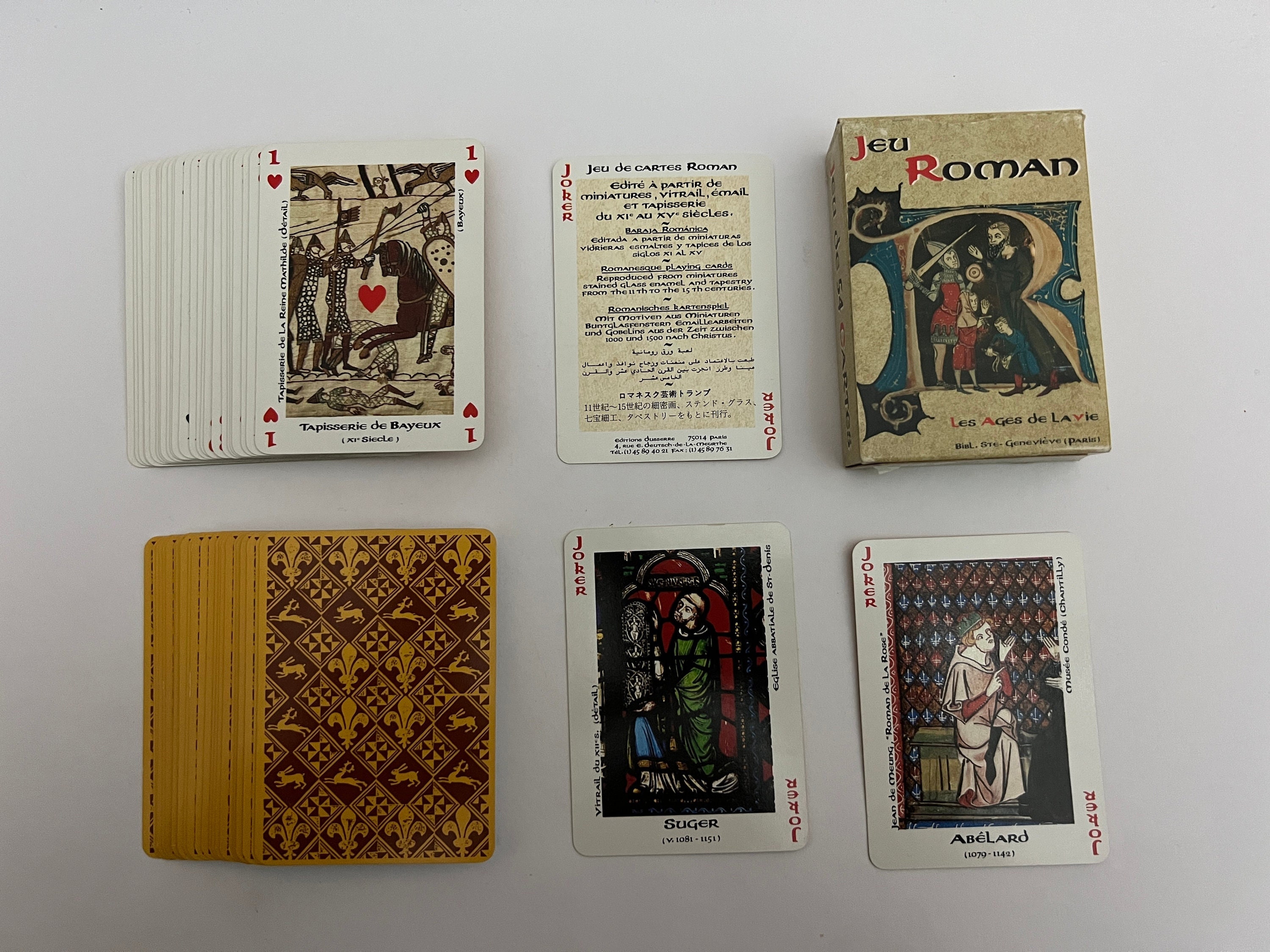 Vintage 1981 Jeu Roman Playing Cards roman Empire Cards Published in ...