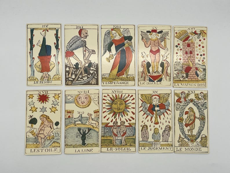 Vintage (1984) Tarot De Marseille by Ignaz Krebs of Fribourg (published ...