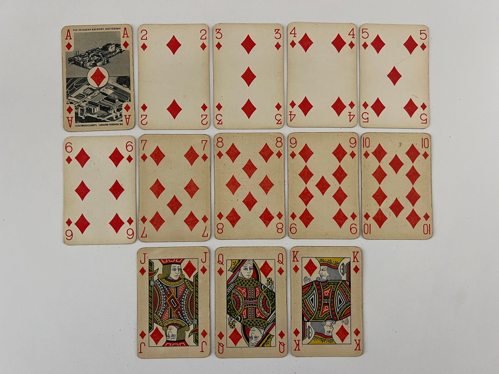 RARE Heineken Holland Playing Cards 1960s Complete 55 Cards published ...