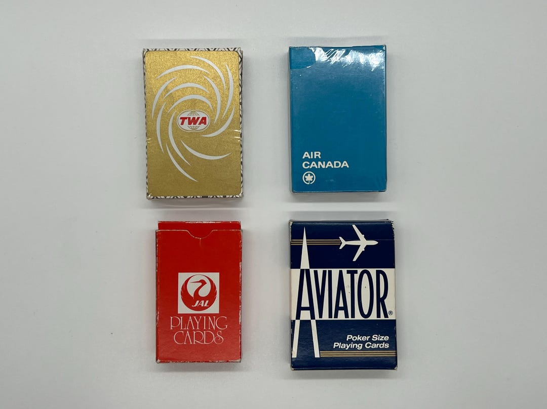 Vintage Airlines Playing Cards (aircraft) Aviation Playing Cards ...
