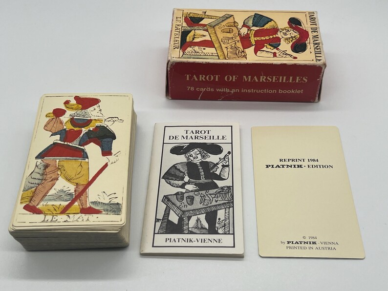 Vintage (1984) Tarot De Marseille by Ignaz Krebs of Fribourg (published ...