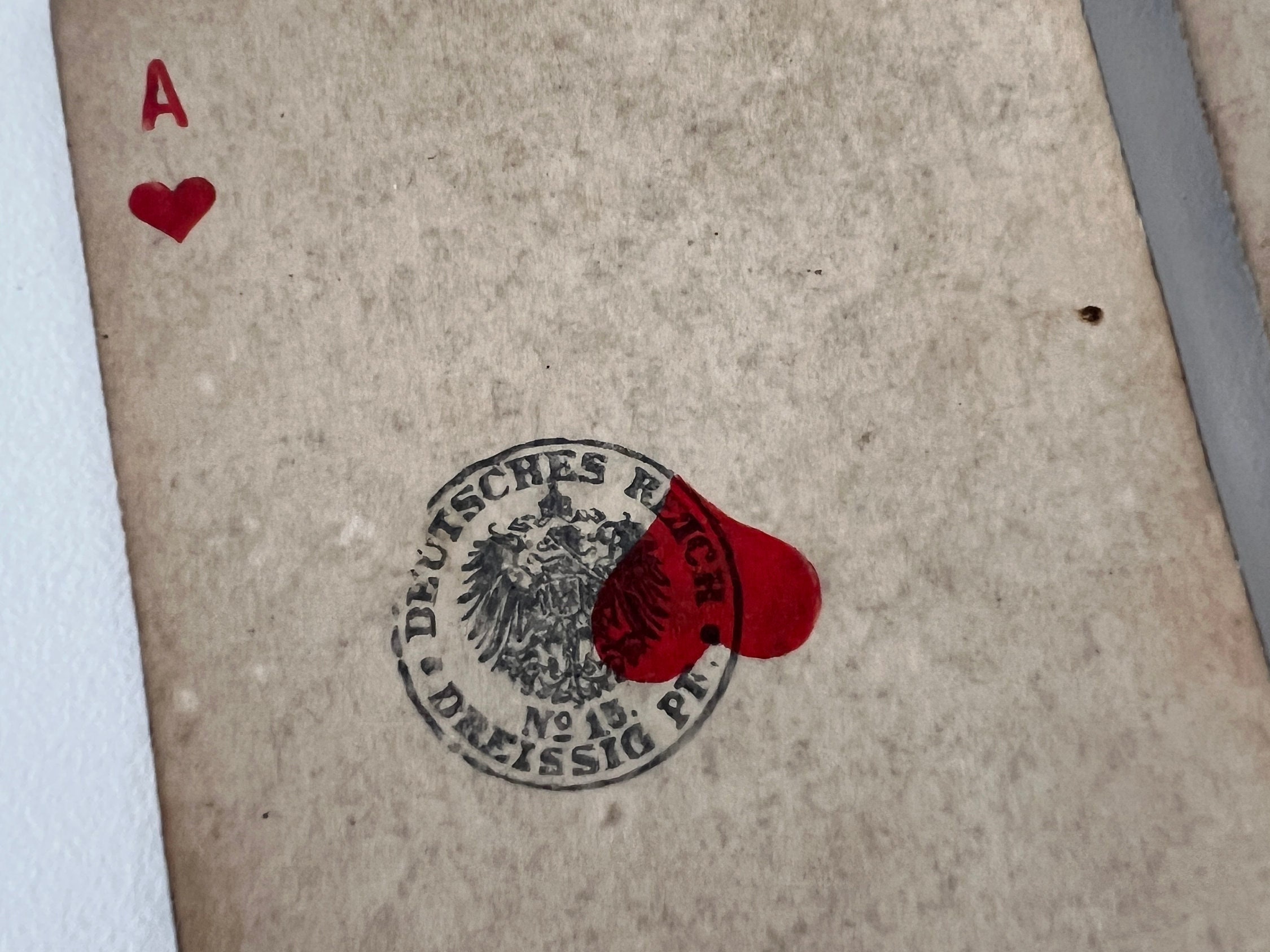 RARE 1889 German Empire Playing Cards antique German - Etsy