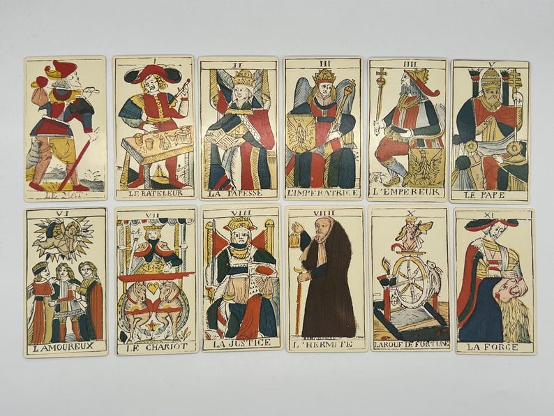 Vintage (1984) Tarot De Marseille by Ignaz Krebs of Fribourg (published ...