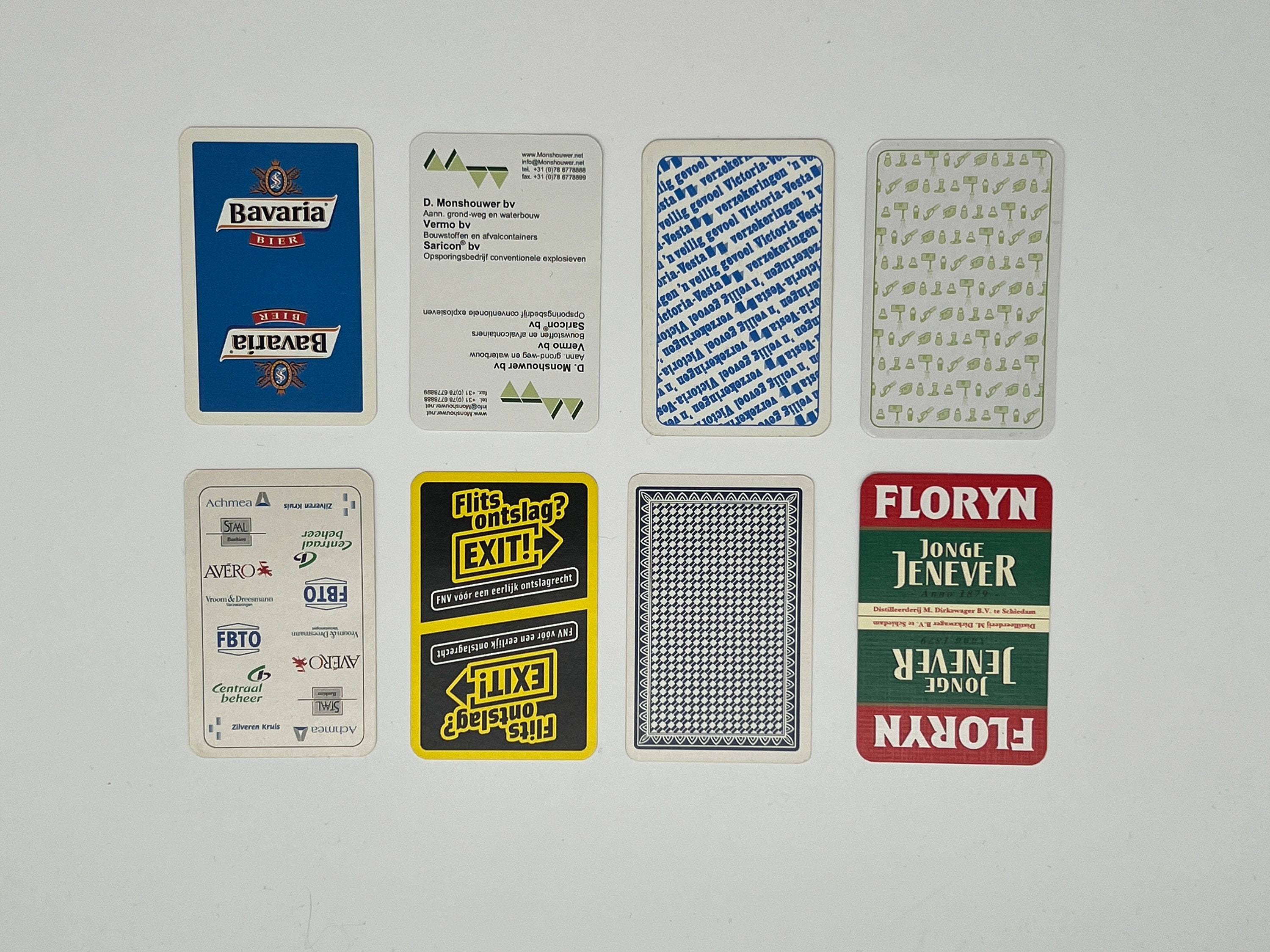 Set of Vintage Joker Cards classic Playing Cards Joker Card - Etsy