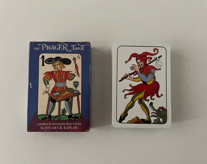 First Edition 1980 the Prager Tarot by Stuart R. Kaplan RARE Booklet ...