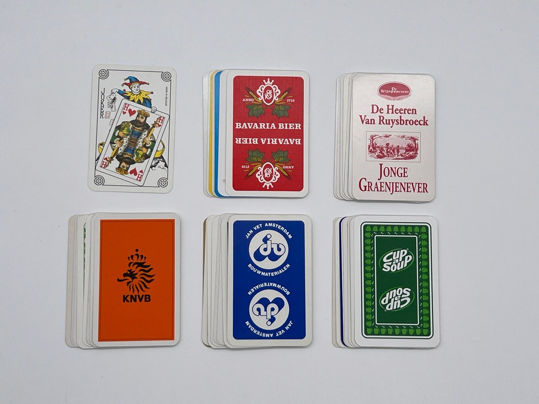 Set of Vintage Joker Cards (classic Playing Cards) Joker Card ...