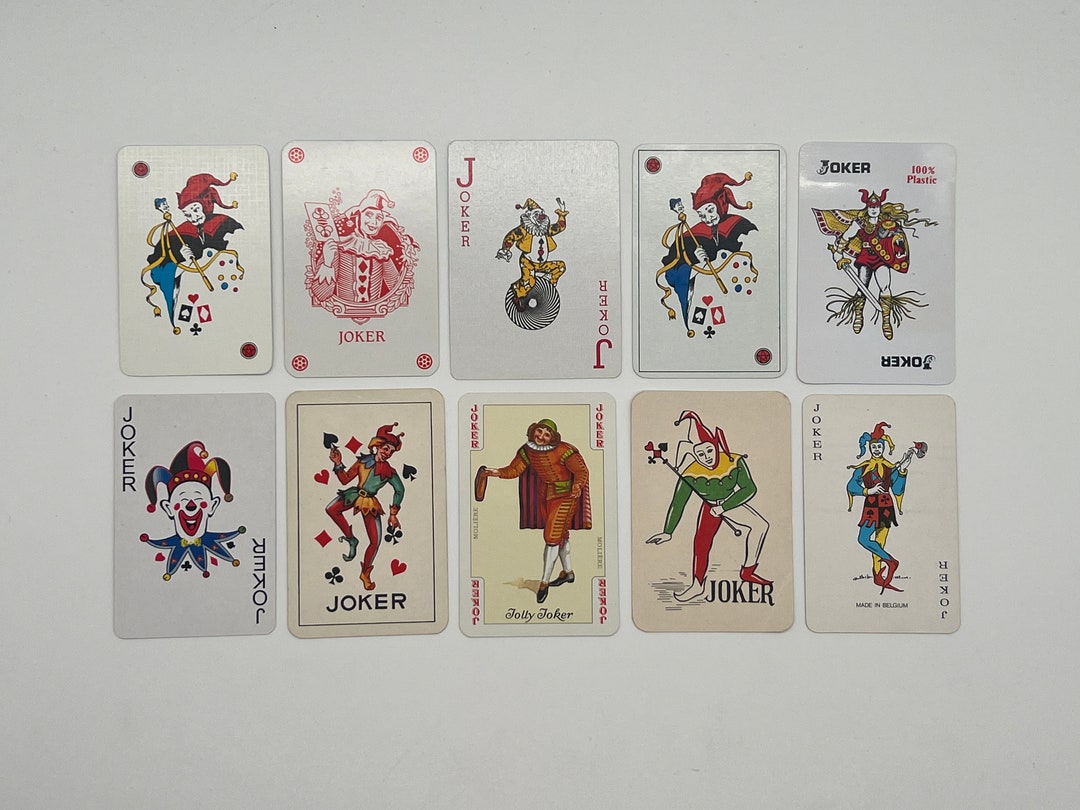 Vintage Joker Cards classic Playing Cards Joker Card Collection ...