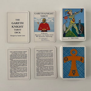 RARE Gareth Knight Tarot 1984 by U.S. Games Systems first German ...