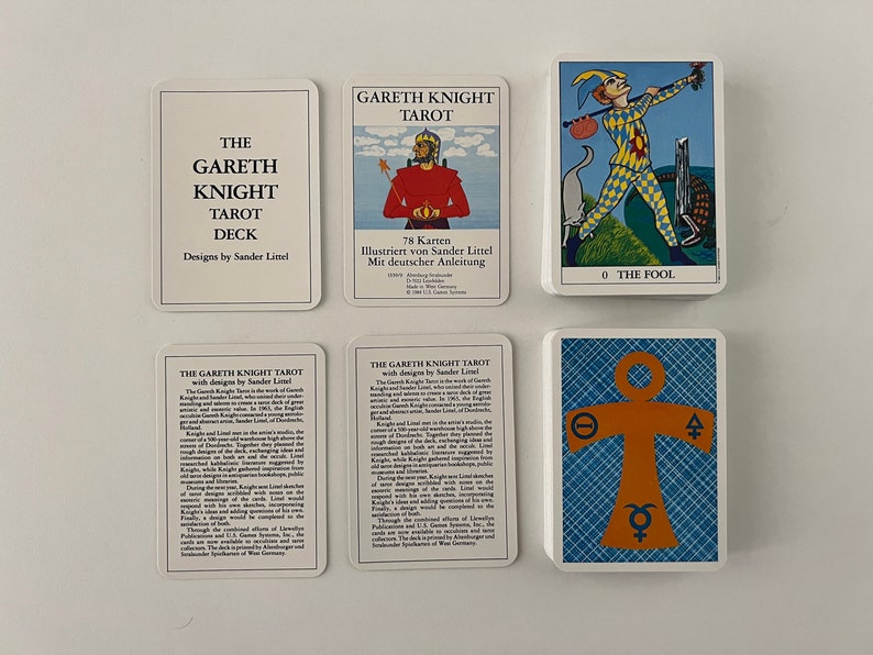 RARE Gareth Knight Tarot 1984 by U.S. Games Systems first German ...