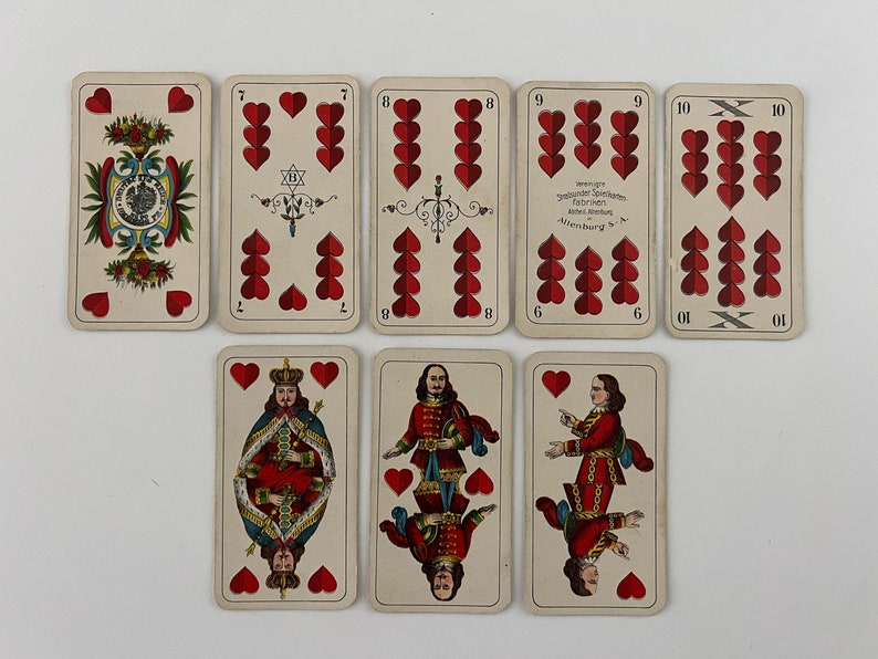 RARE Feinste Doppelbilder Karte Playing Cards 1913 Yenidze Factory ...
