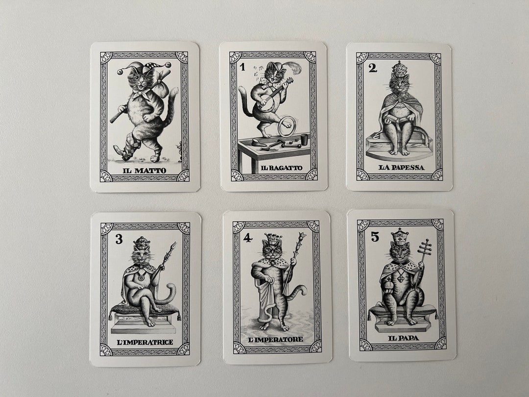 Major Arcana Single Card (gatto Tarocchi 1990) Gioia Il Meneghello ...