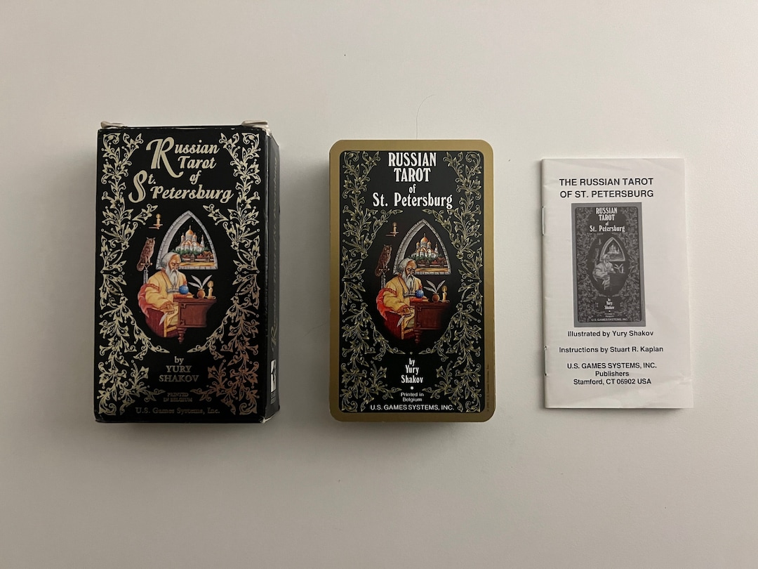 Vintage (1922) Russian Tarot of St. Petersburg (first Edition ...
