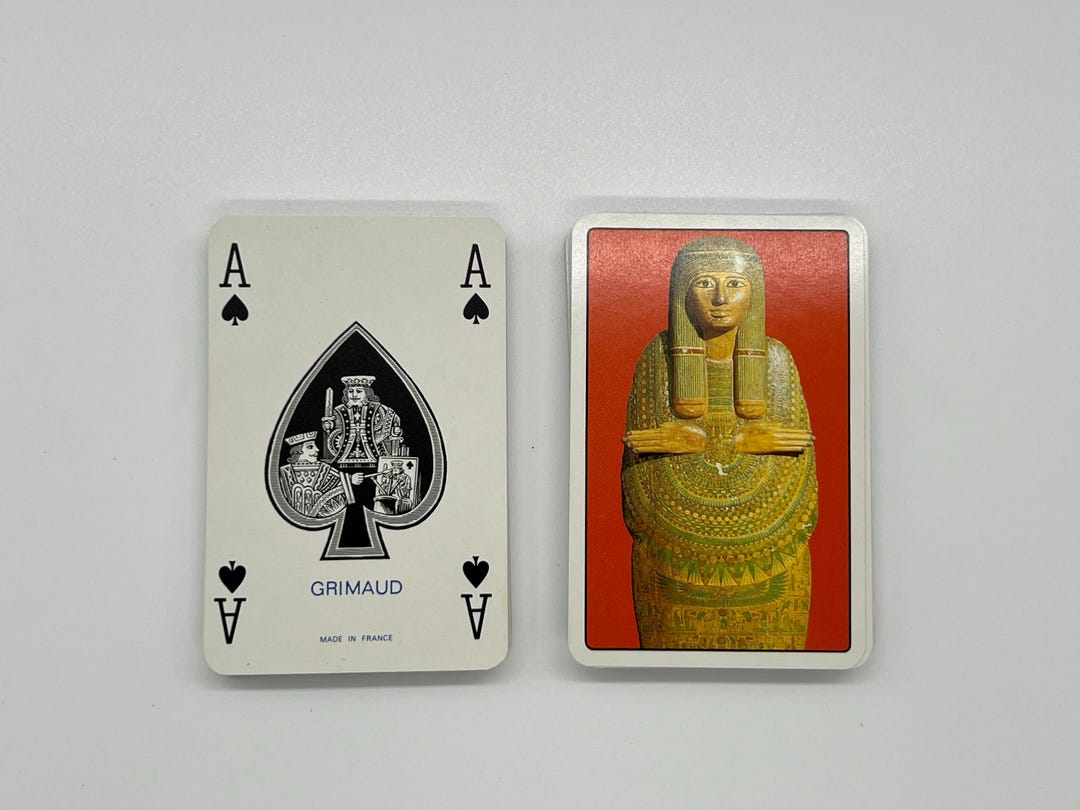 Vintage (1985) British Museum Egyptian Mummy Playing Cards (published ...