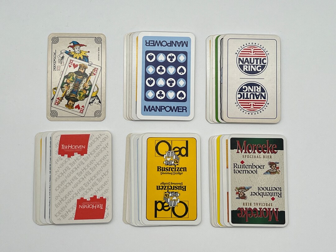 Set of Vintage Joker Cards (classic Playing Cards) Joker Card ...