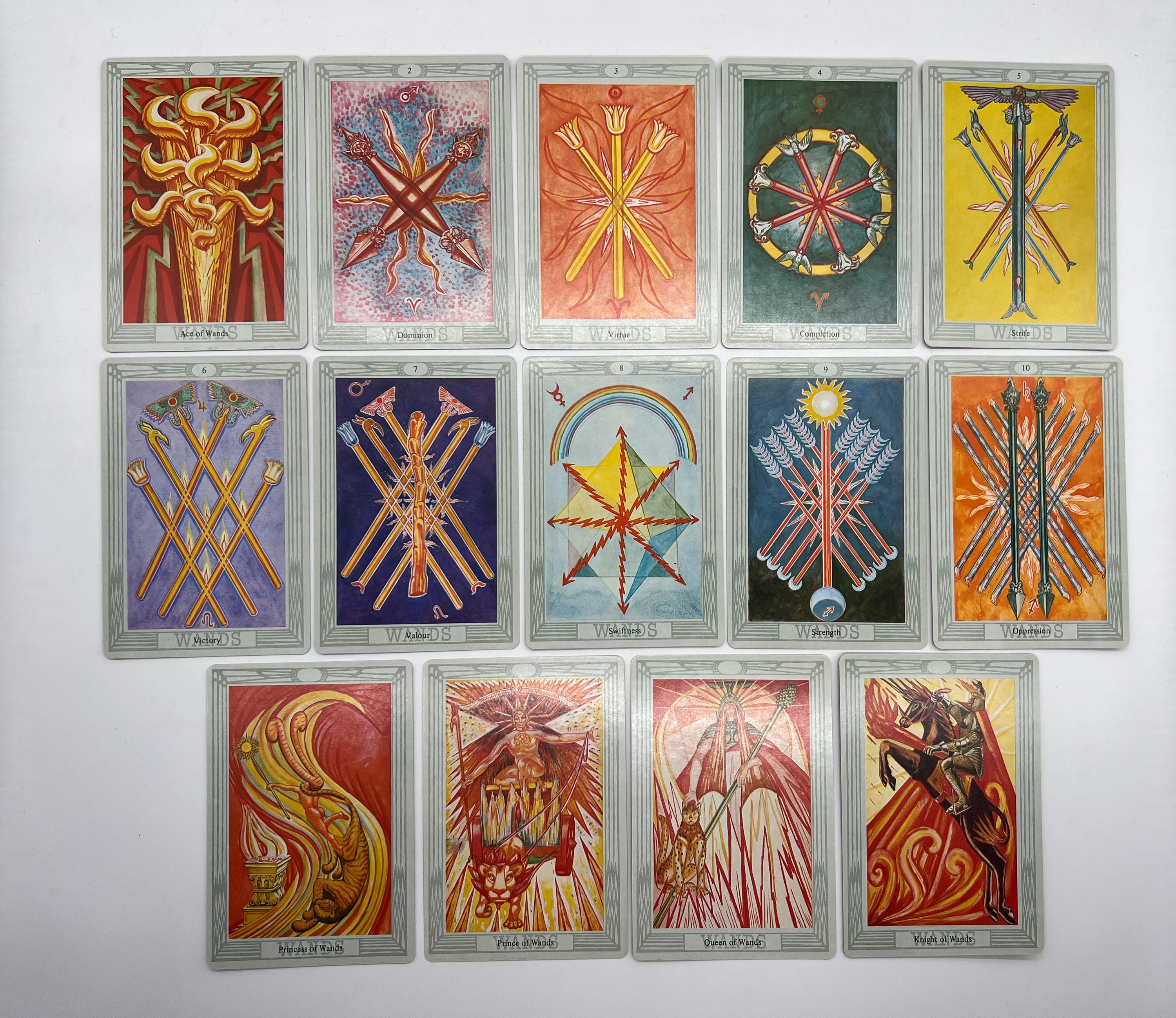 RARE Aleister Crowley Thoth Tarot Deck (ordo Templi Orientis ...