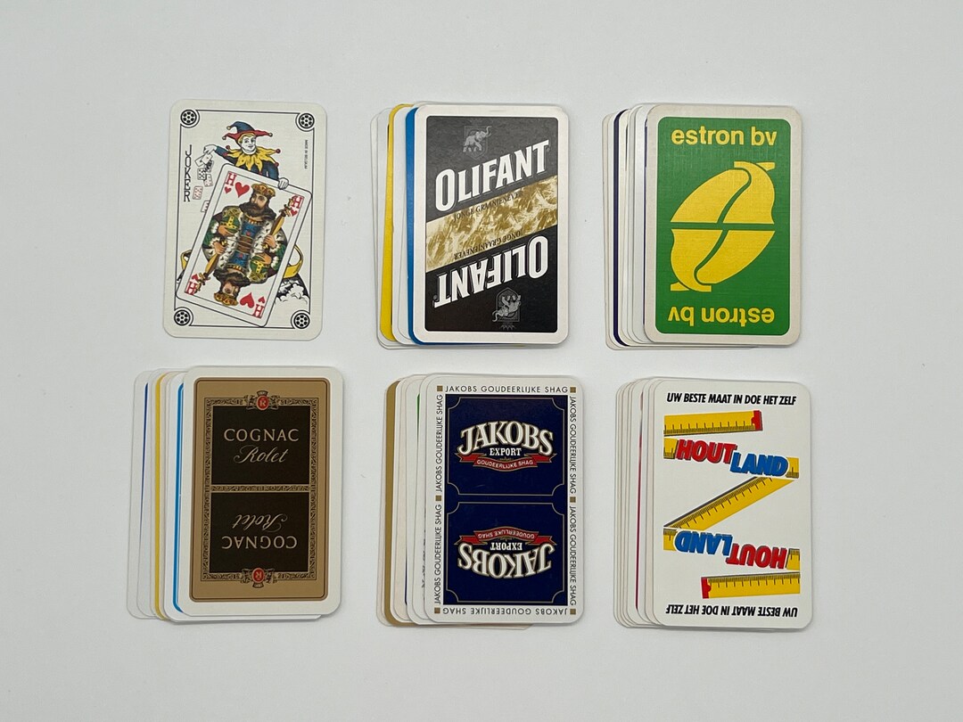 Set of Vintage Joker Cards (classic Playing Cards) Joker Card ...
