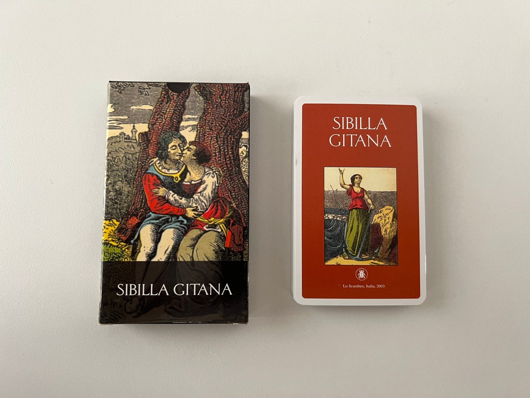 Vintage 2003 Gypsy Sibyl sibilla Gitana by Lo Scarabeo tarot RARE Deck ... Vintage 2003 Gypsy Sibyl sibilla Gitana by Lo Scarabeo tarot RARE Deck ...