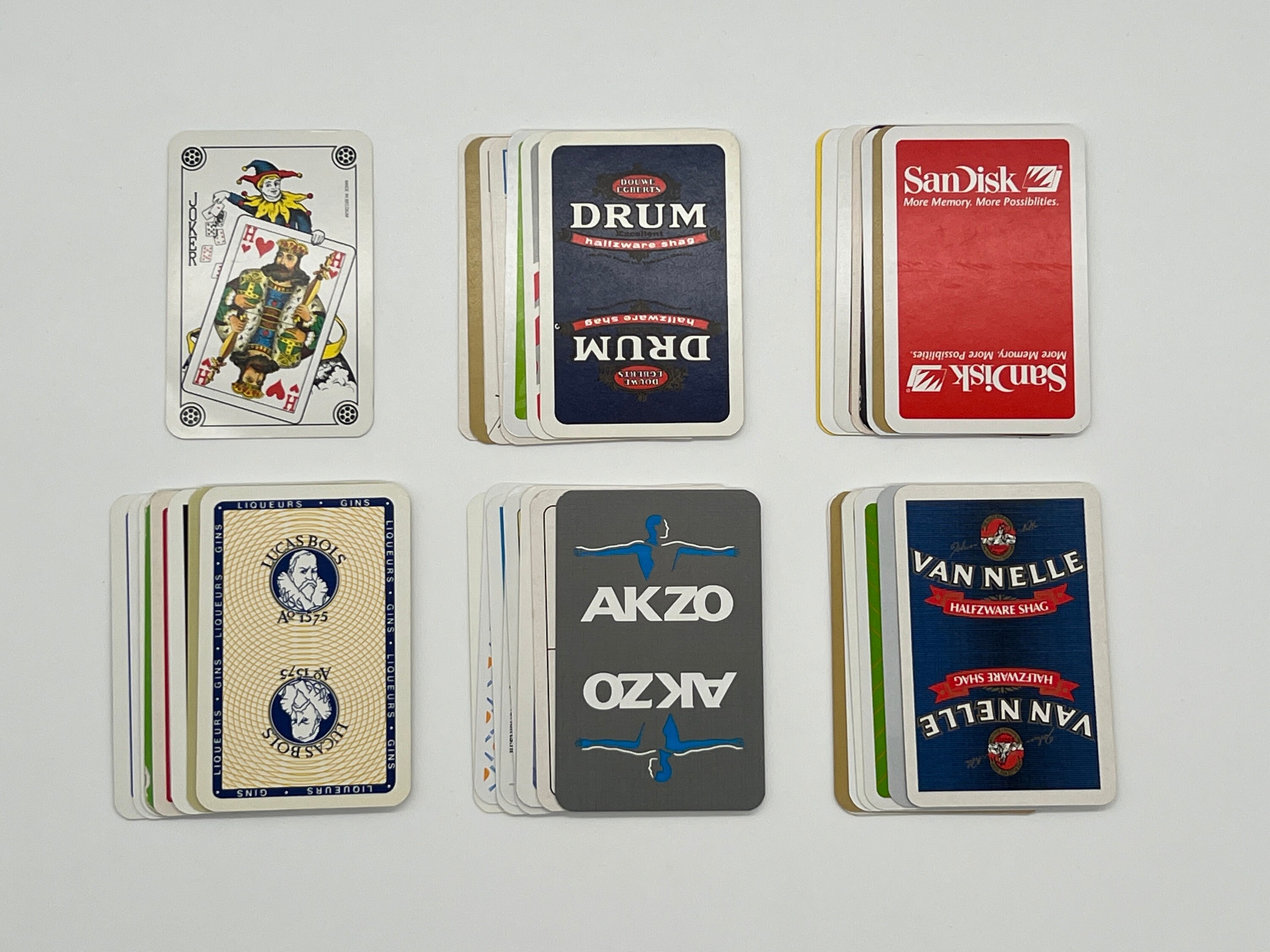 Set of Vintage Joker Cards classic Playing Cards Joker Card - Etsy