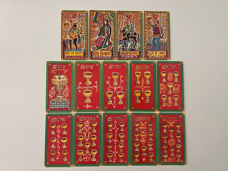 RARE Tarot Piatnik Wien rudolf Pointner Tarot Published by Piatnik 1974 ...