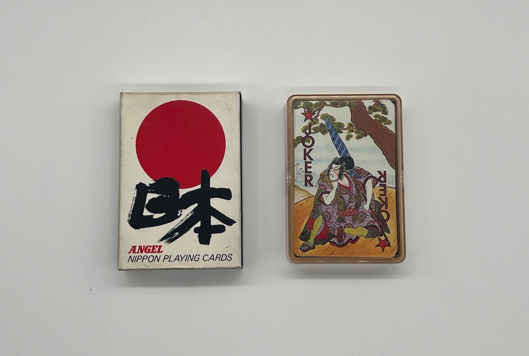 Vintage (1985) Angel Nippon Playing Cards (traditional Japanese Playing ...