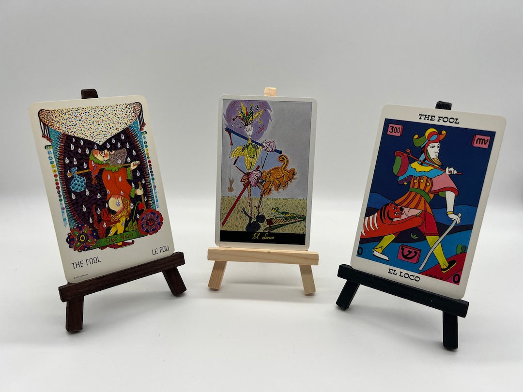 Mini Wooden Easel Card Stand tarot Oracle Card Holder Stand for Photo ...