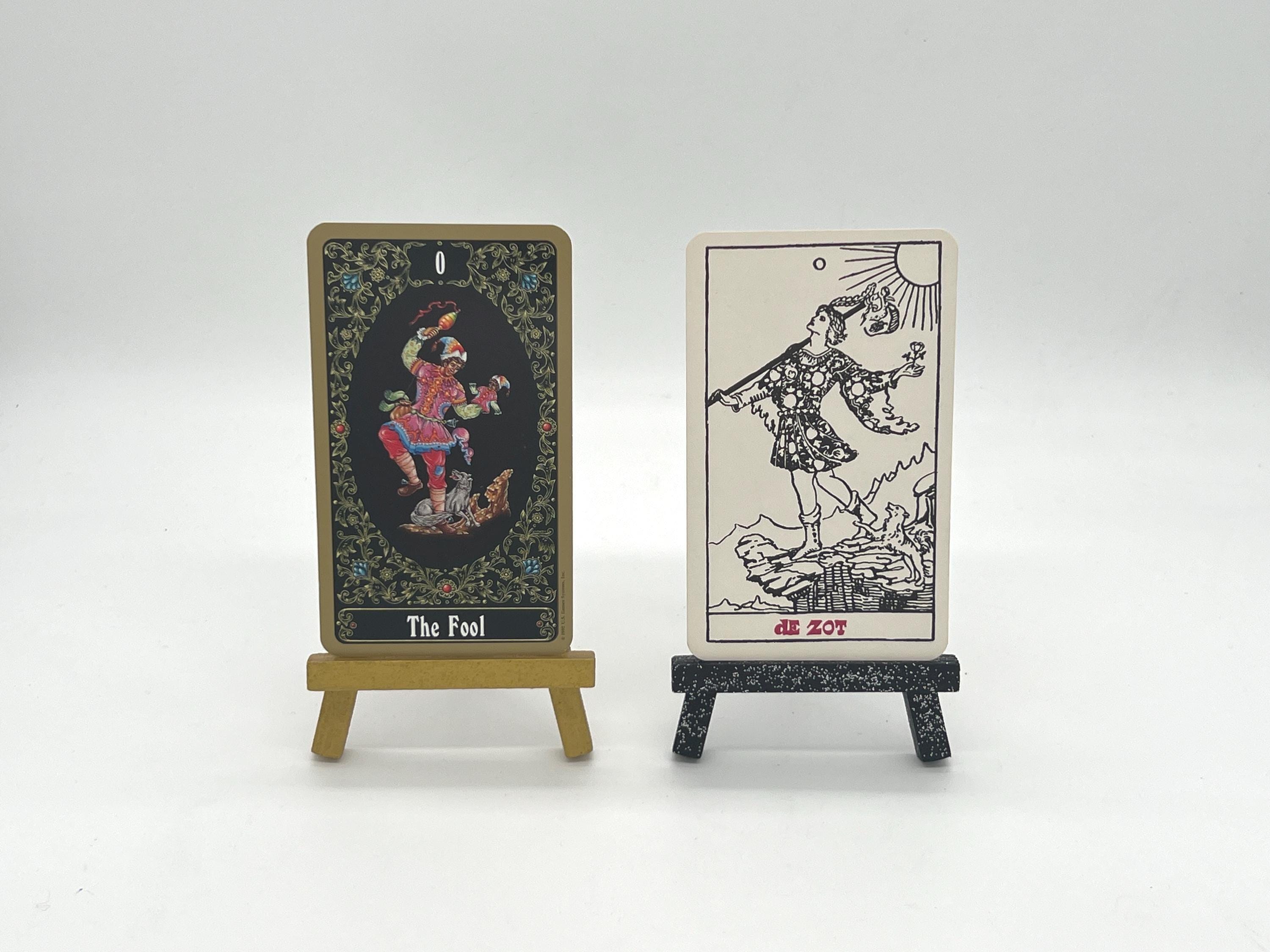 Mini Wooden Easel Card Stand (tarot Oracle Card Holder) Stand for Photo ...