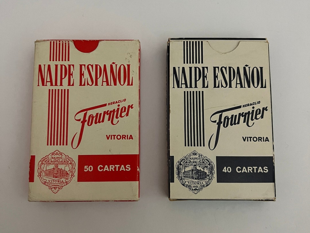 Vintage Naipe Español Fournier Vitoria Spanish Playing Cards Patience ...