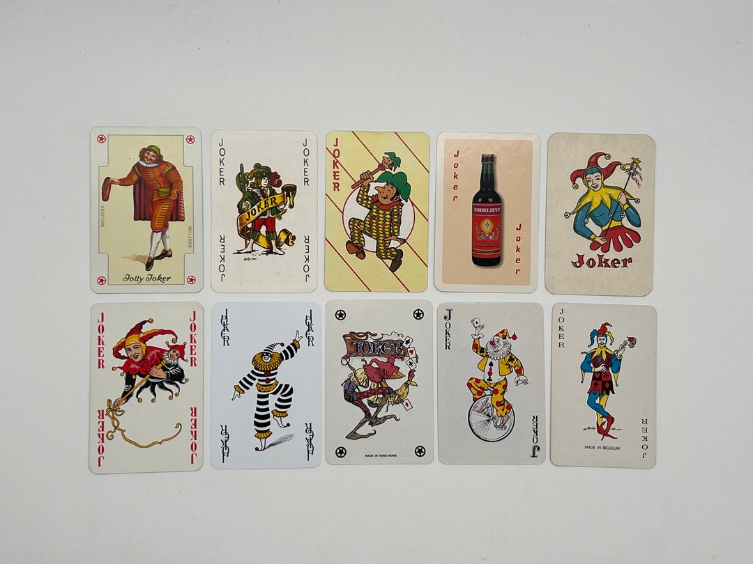 Vintage Joker Cards classic Playing Cards Joker Card Collection ...