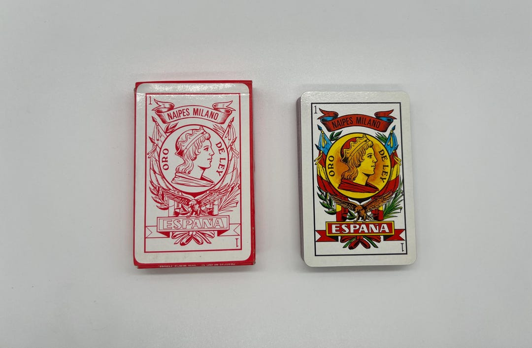 Vintage (1988) Spanish Playing Cards (naipe Español) by Naipes Milano ...