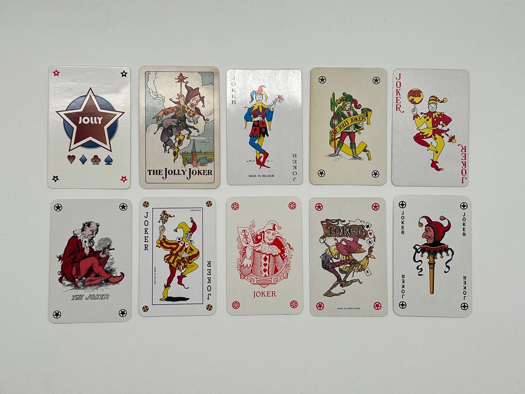 Vintage Joker Cards classic Playing Cards Joker Card Collection ...