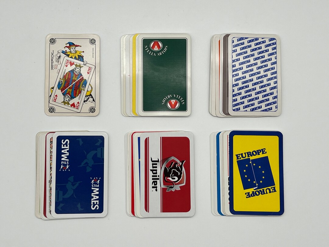 Set of Vintage Joker Cards (classic Playing Cards) Joker Card ...