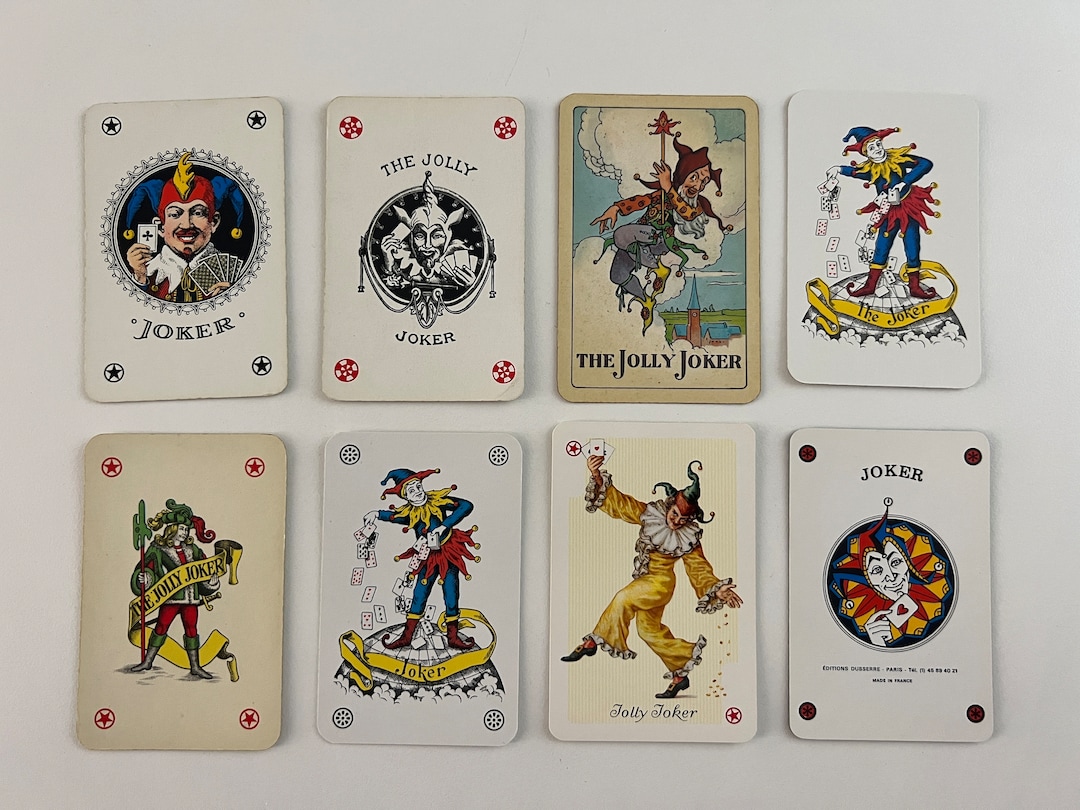 Vintage Joker Playing Cards Single Card Joker Collection - Etsy